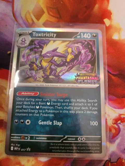 TOXTRICITY 017 MEGA Evolution Promo Stamped Phantasmal Flames NM 🔥 £16. ...