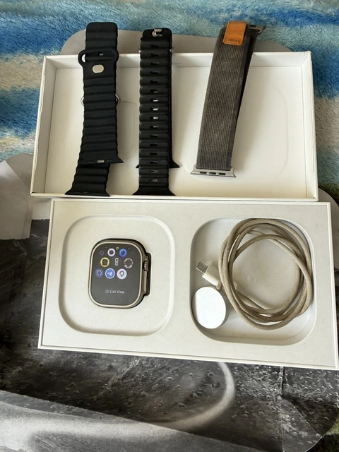 APPLE WATCH ULTRA 1 49mm Titanium Excellent condition £260.70 - PicClick UK