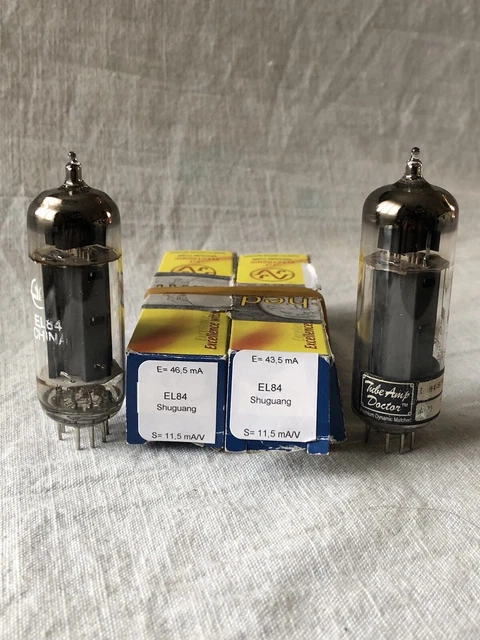 EL84 6BQ5 SHUGUANG matched pair Vacuum Tube, lampe, Röhre, Valve. Slightly Used EUR 44,90 ...