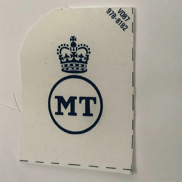 ROYAL NAVY MOTOR Transport cloth badge Patch Queens Crown 10 x 7 cm's £ ...