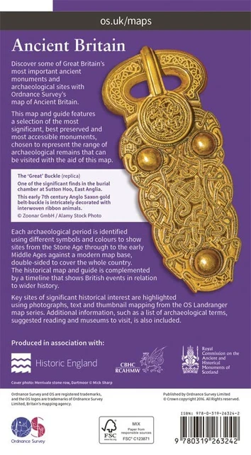 MAP OF ANCIENT Britain | Historical Map & Guide | Ordnance Survey ...