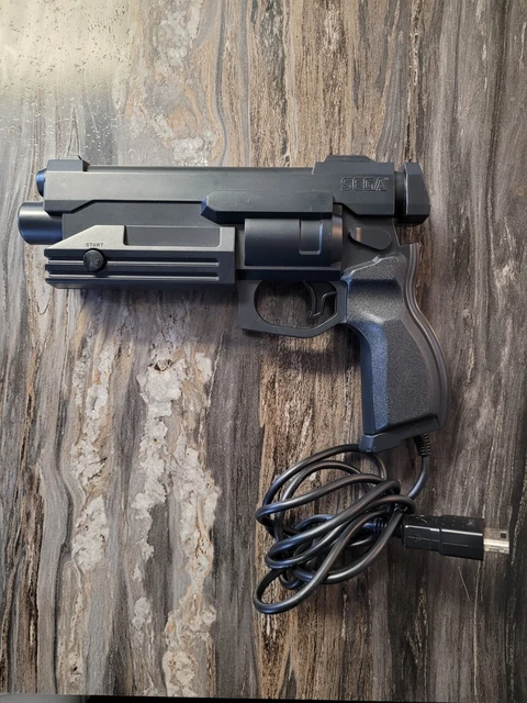 SEGA SATURN VIRTUA Gun Controller Black Japan Version HSS 0122 Tested ...