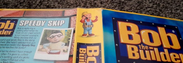 BOB THE BUILDER Speedy Skip Molly Trix Skip Pal Vhs Video Kids Children ...