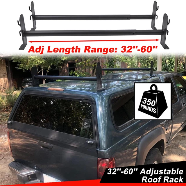 PICKUP TRUCK CAP Topper Bars Camper Shell Roof Van Ladder Rack ...