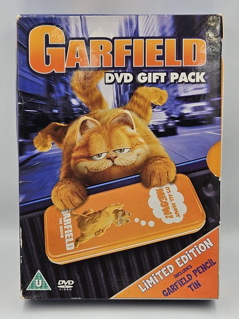 GARFIELD THE MOVIE DVD Gift Pack RARE Limited Edition Garfield Pencil ...