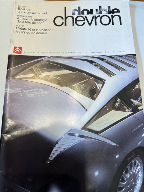 CITROEN BROCHURE DOUBLE Chevrons N* 25 EUR 5,00 - PicClick FR