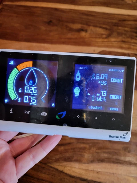 BRITISH GAS DUAL Fuel Smart Energy Monitor. GEO model £30.00 - PicClick UK