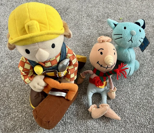 BOB THE BUILDER Characters 2000-2002 Vintage Bob Spud Pilchard Sounds ...