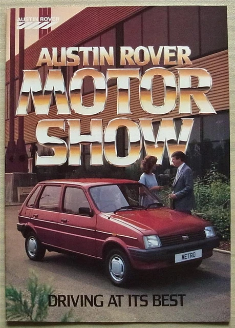 AUSTIN ROVER BROCHURE Vendita Auto Salone 1985 #3672 MINI Metro MAESTRO ...