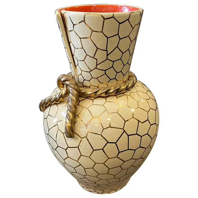1950S MID-CENTURY MODERN Ceramic Italian Vase by Rometti EUR 550,00 ...