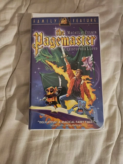 THE PAGEMASTER (VHS, 1995, Clamshell) £1.91 - PicClick UK