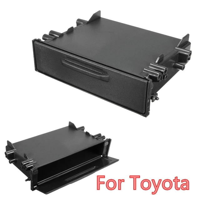 SINGLE DIN CD Player Dash/Radio Stereo Universal Car Storage Pocket Box ...