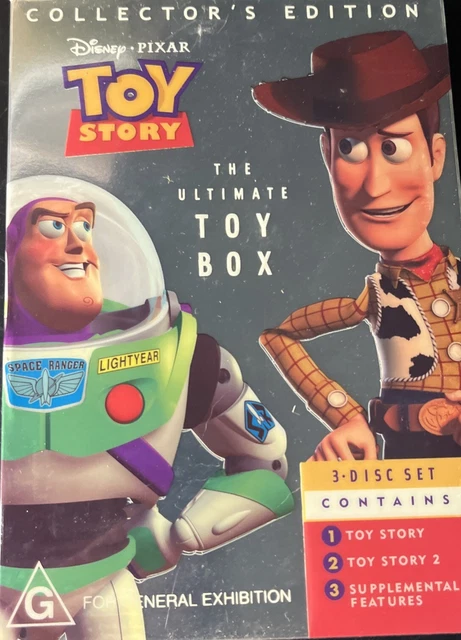 TOY STORY + Toy Story 2 The Ultimate Toy Box Collector's Edition 3 Disc ...