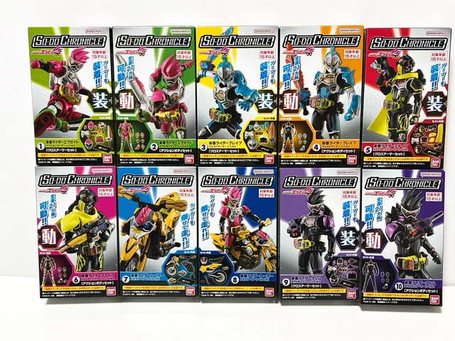 KAMEN RIDER EX-AID SO-DO CHRONICLE 01 Complete 10 BOX NEW Bandai JP £81 ...