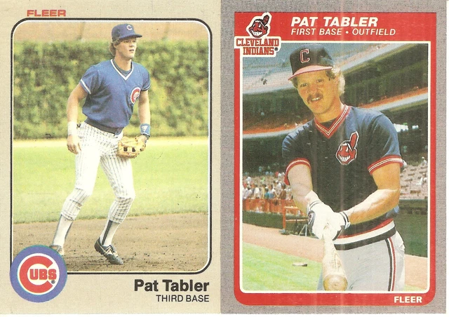 LOT DE 2 Cartes Baseball Différentes Pat Tabler 301 EUR 1,12 - PicClick FR