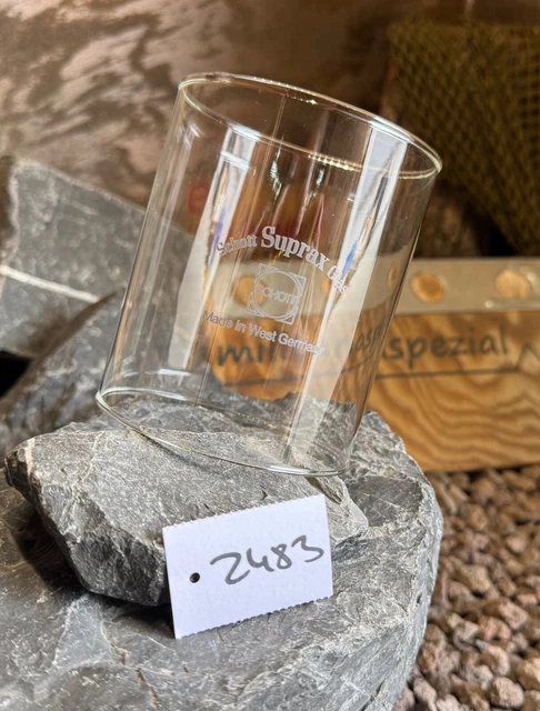 ORIG. CH ARMEE 250HK Petromax Schott Suprax Ersatzglas / Glaszylinder Neu #2483 EUR 27,90 ...