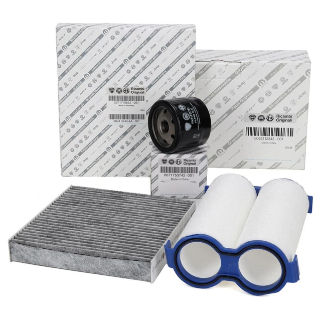 SET 3 FILTRES Entretien Original Fiat 500 (312_) 1.0 Mild Hybrid 69 Cv ...