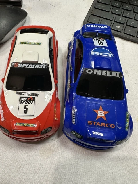 SCALEXTRIC RCT RALLY Cars x2 As You See Them £12.00 - PicClick UK