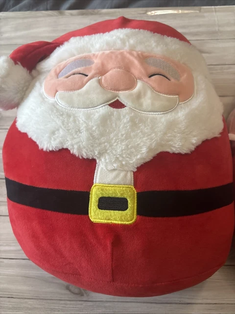 SQUISHMALLOW CHRISTMAS SANTA Mrs Santa Nick And Nicolette Large Plush ...