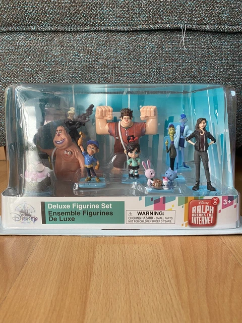 DISNEY STORE DELUXE Figurine Set Ralph Breaks The Internet Wreck It ...
