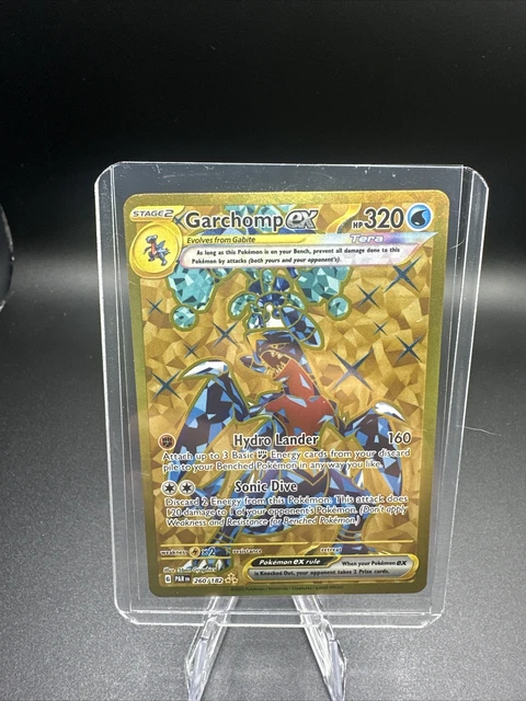 GARCHOMP EX 260/182 - Or Secret Rare Paradoxe Écarlate & Violet Rift ...