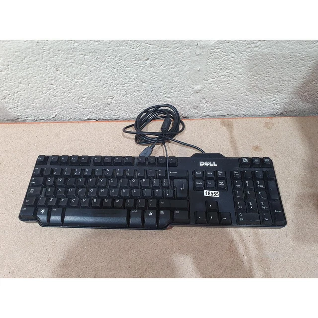 DELL SK-8115 KEYBOARD Black Wired USB QWERTY (Standard) 104-Keys for ...