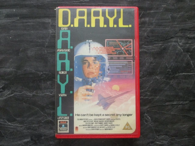 D.A.R.Y.L. VHS BIG Box Vhs Ex Rental Vhs Pre Cert Vhs Original Rca Vhs ...
