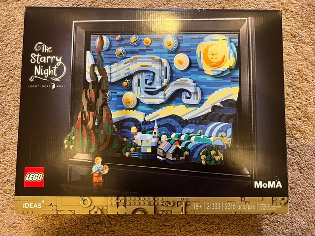 LEGO IDEAS THE Starry Night Vincent Van Gogh 21333 Building Set NEW ...