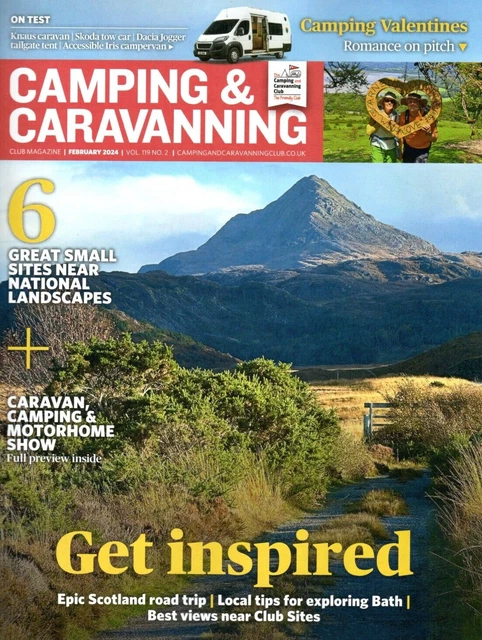 CAMPING AND CARAVANNING Club Magazine February 2024 £4.99 - PicClick UK