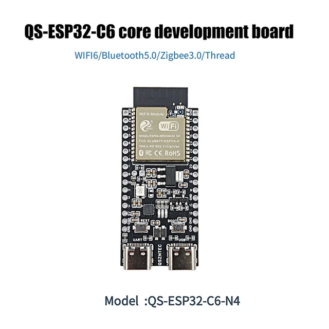 Esp32 C6 Devkitc 1 Esp32 C6 Core Board Ble Zigbee Ultra Low Power Consumption Eur 815 Picclick Fr