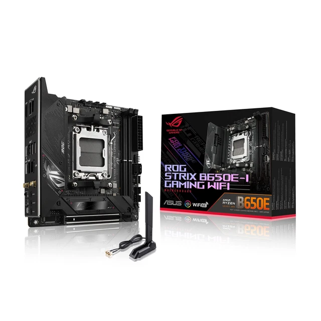ASUS ROG STRIX B650E-I Gaming WiFi AMD Ryzen AM5 mini-ITX motherboard ...