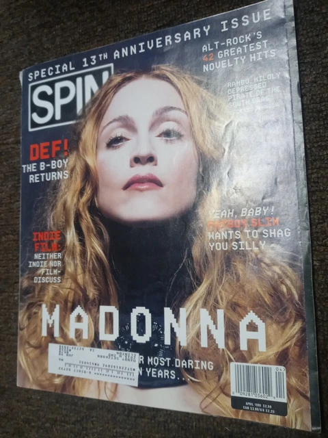 MADONNA APRIL 1998 Spin Special 13th Anniversary Issue Magazine £8.24 ...