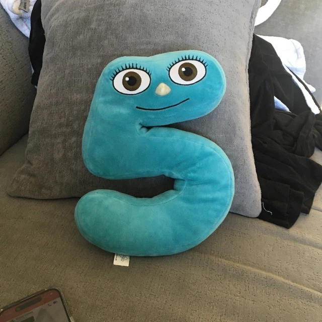 CBEEBIES NUMBERJACKS NUMBER 5 Rare Plush Soft Toy Turquoise Blue £24.00 ...