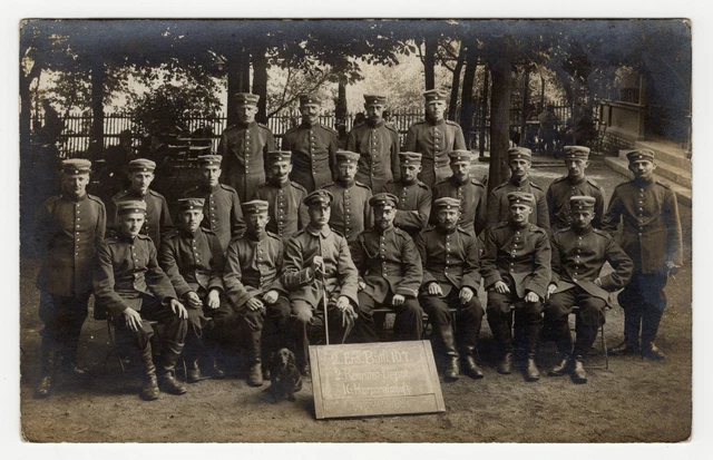 ORIGINAL FOTO SOLDATEN, Infanterie-Regiment Nr. 107, 1. Weltkrieg WK ...