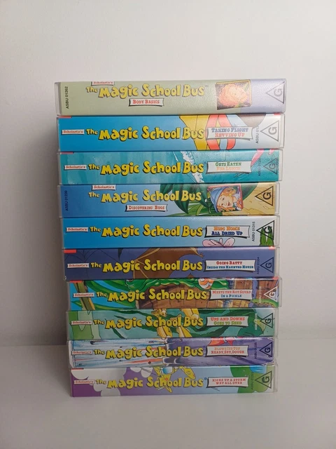 SET OF 10 The Magic School Bus VHS Tapes $49.00 - PicClick AU