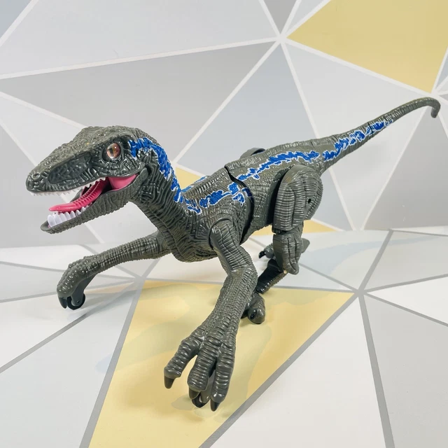 JURASSIC WORLD DINOSAUR Walking Robotic Roaring sounding Velociraptor ...