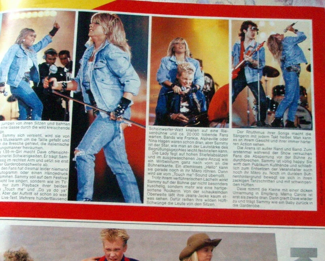 SAMANTHA FOX 3 BRAVO Seiten 1986 Poster 80er Plakat EUR 2,00 - PicClick DE