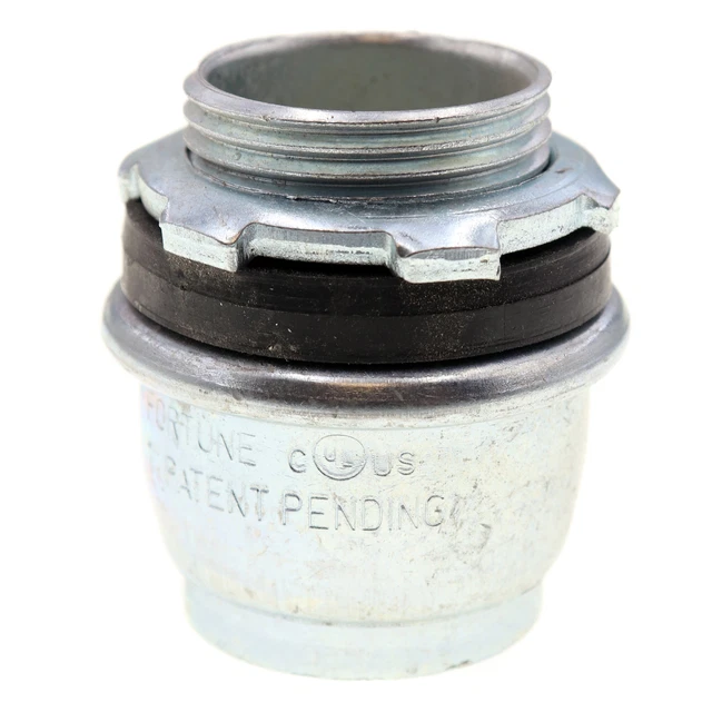 FORTUNE PC-100 PUSH-IN Quick Lock Conduit Connector, Emt/Rigid/Imc, 1 ...