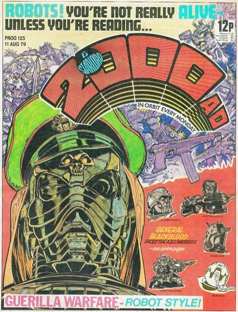 2000AD PROG 121-130 1st Mongrol Deadlock Blackblood Starlord Comics 14 ...