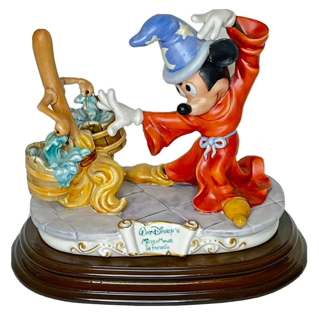 LAURENZ CAPODIMONTE WALT Disneys Mickey Mouse in Fantasia Limited Ed ...