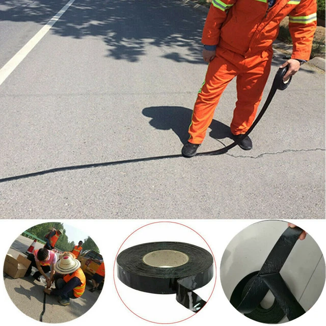 15M OVERBANDING TAPE Asphalt Jointing Path Strip 50mm Wide Tarmac Joint ...