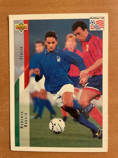 ROBERTO BAGGIO FOOTBALL Card Upper Deck Usa 94 Panini 1994 Wm94 EUR 1 ...