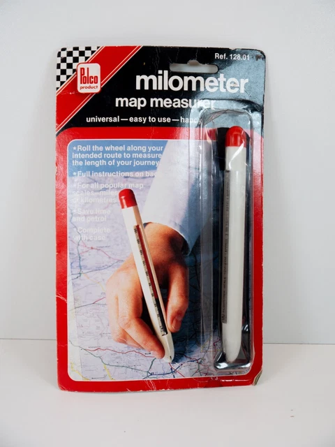 VINTAGE, POLCO, MILOMETER Map Measurer New in Packet, Map Distance ...