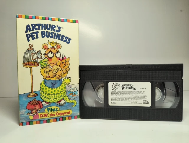 ARTHUR ARTHUR'S PET Business and D.W. the Copycat VHS 1997 Vintage ...