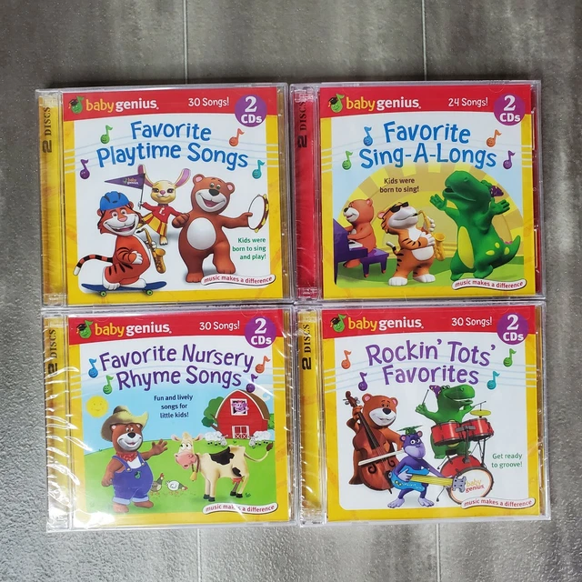 BABY GENIUS FAVORITE Playtime Songs / Sing-A-Longs /Rhyme Songs/ Rockin ...