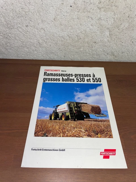 BROCHURE PROSPEKT PROSPECTUS PRESSE FORTSCHRITT 550-tracteur-fendt-john deere-ih EUR 4,99 ...