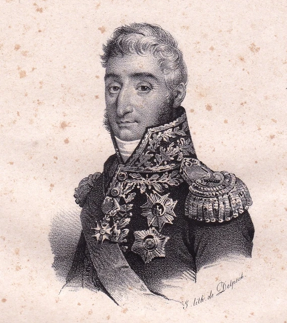 MARÉCHAL PIERRE AUGEREAU Napoléon Bonaparte Premier Empire Infanterie ...