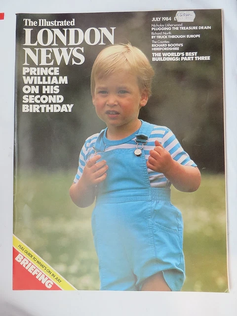 ILLUSTRATED LONDON NEWS July 1984 Prince William Magazine EUC $20.75 ...