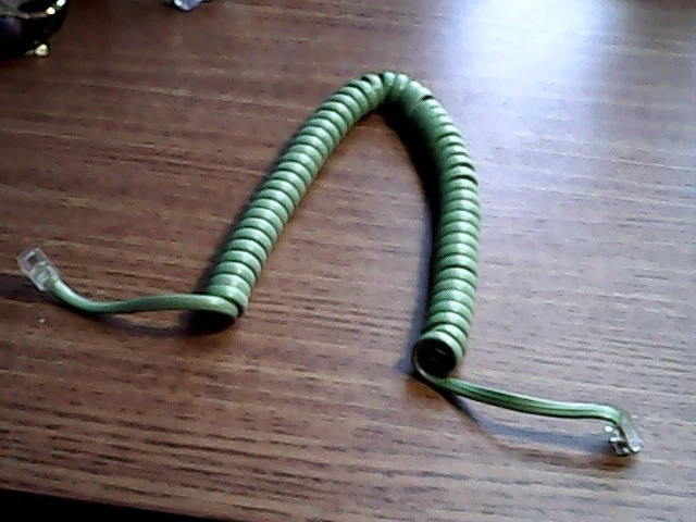 LIGHT GREEN TOUCH Tone phone, Coiled cord, For Parts!! £16.88 - PicClick UK