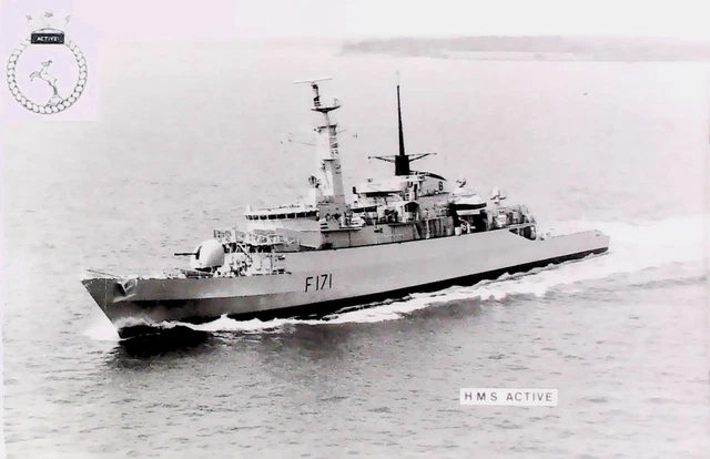 BRITISH ROYAL NAVY HMS H.M.S. Active Military Ships Photograph 22934 ...